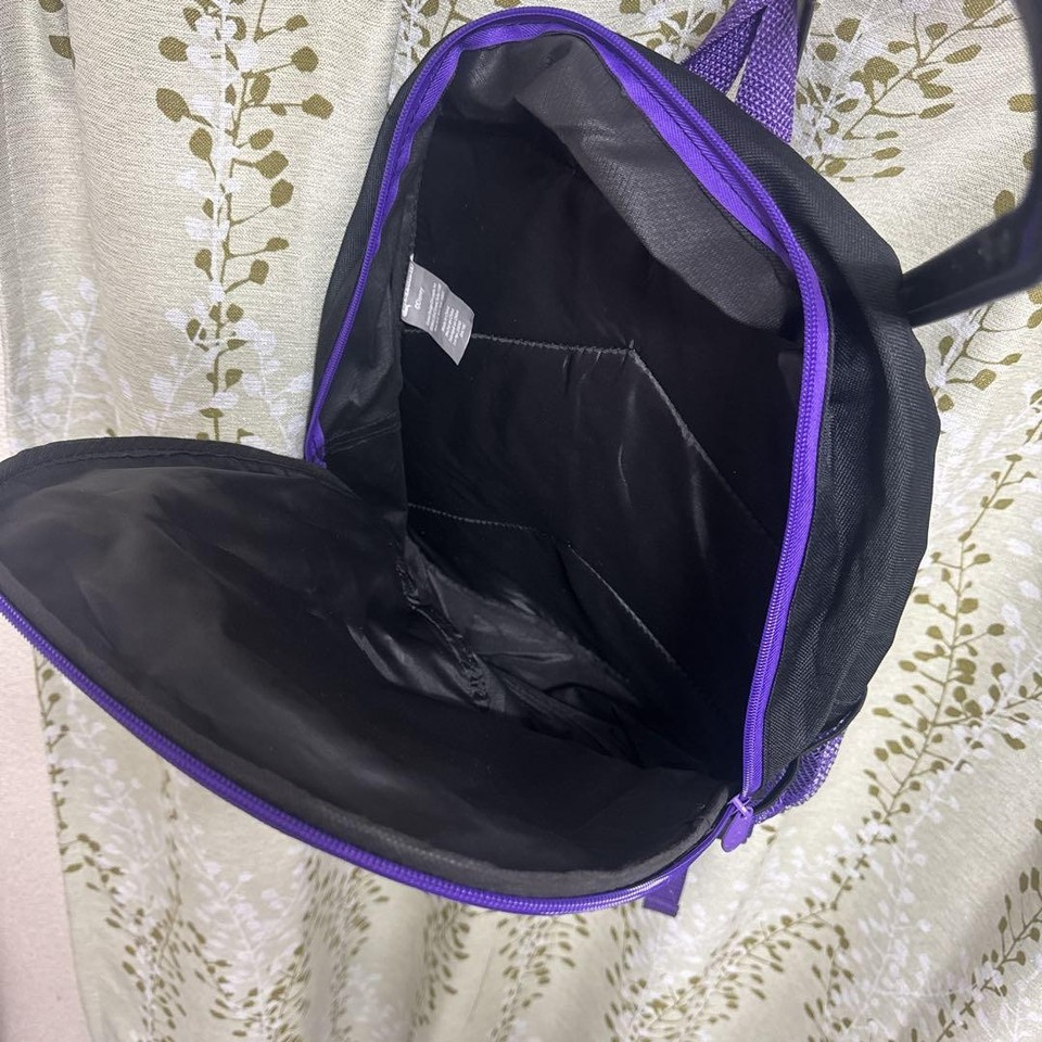 Disney Descendants Backpack Black/Purple Kids School Bag Durable Nylon ...