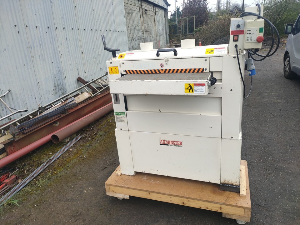 Axminster Professional Twin Drum Sander - 240v/635mm Wide in V. Good ...