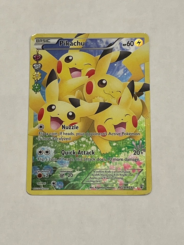 2016 Pokemon Basic Pikachu RC29 / RC32 HP60 Foil Card - Holo | eBay