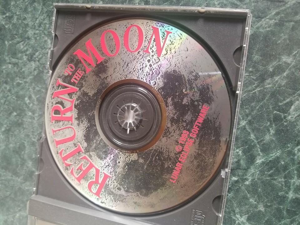 Return To The Moon Lunar Eclipse Software Cd Rom 1993 Rare Vintage | eBay