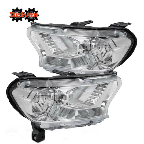 For 2019-21 Ford Ranger XL/XLT Factory Style Clear Reflector Chrome ...