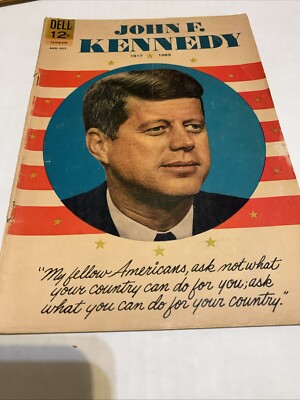John F. Kennedy 1964 Dell comic book Photo Cover | eBay