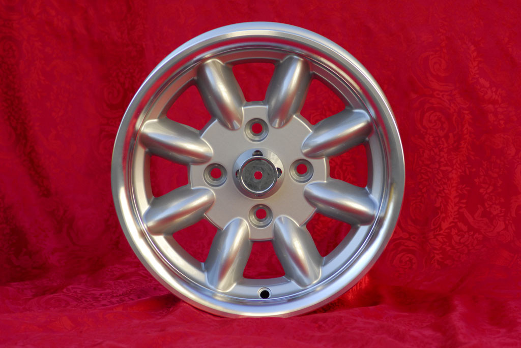 4 Cerchi Austin Healey Mini Morris Minilite 6x13 4x101.6 Wheels Felgen ...