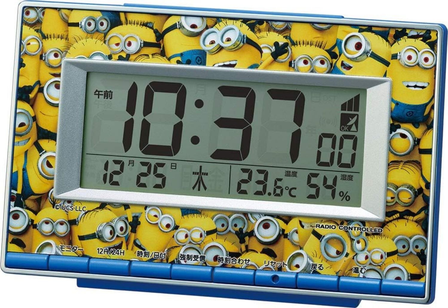 MINIONS Alarm Clock / Pixer Disney digital clock Blue 9 x 14cm Japan | eBay