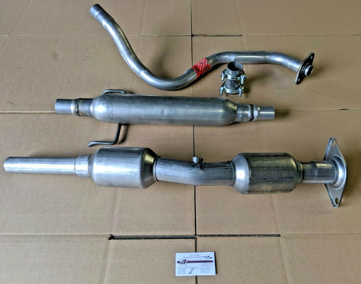 Catalytic converter-Resonator pipe for 2004 - 2009 Toyota PRIUS 1.5L ...