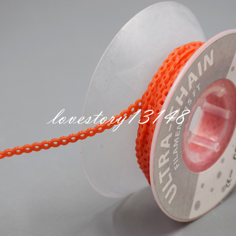 Dental Ortho Elastic Ultra Power Chain Rubber Braces Bands Long/Short ...