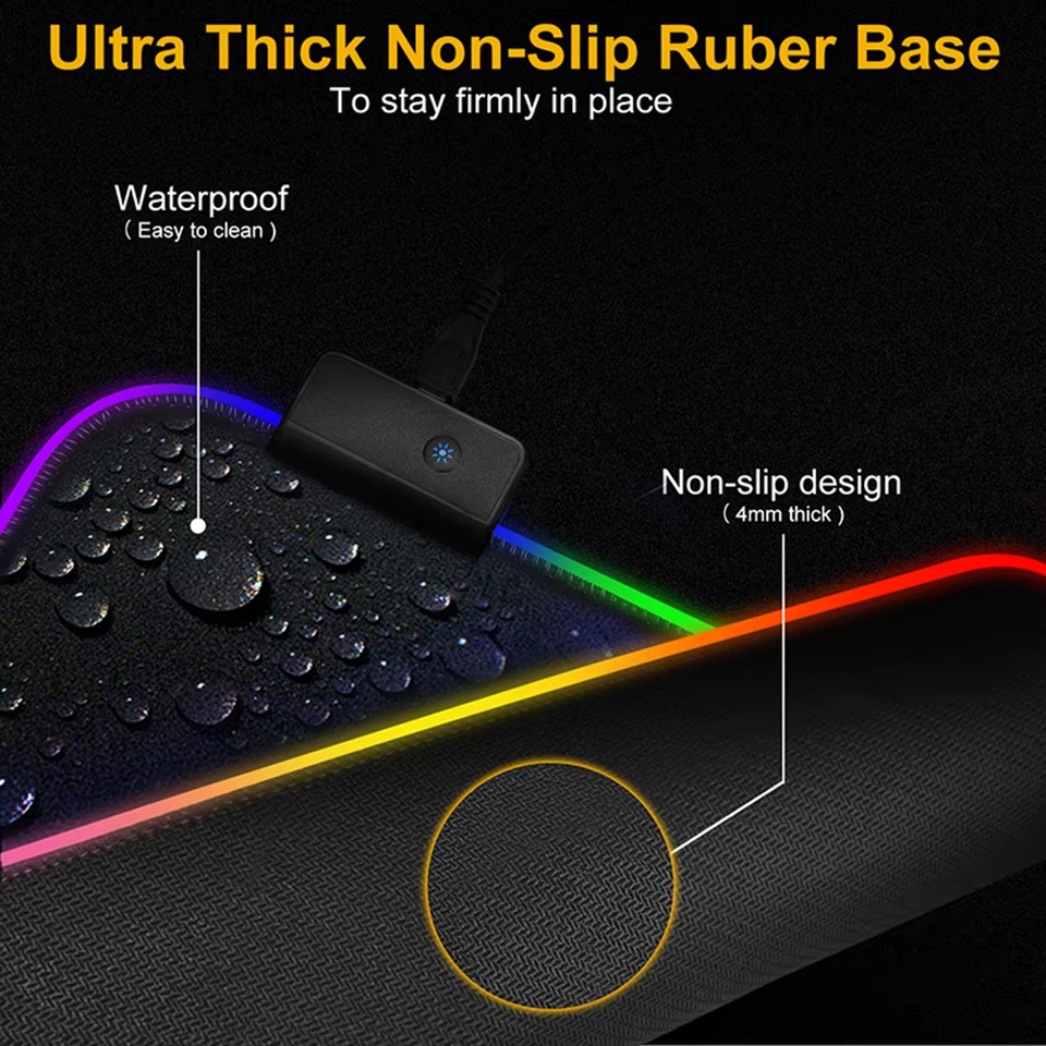 City Asus Rog Mouse Pad Rgb Backlit Gamers Mouse Mat Pc Accessories Led ...