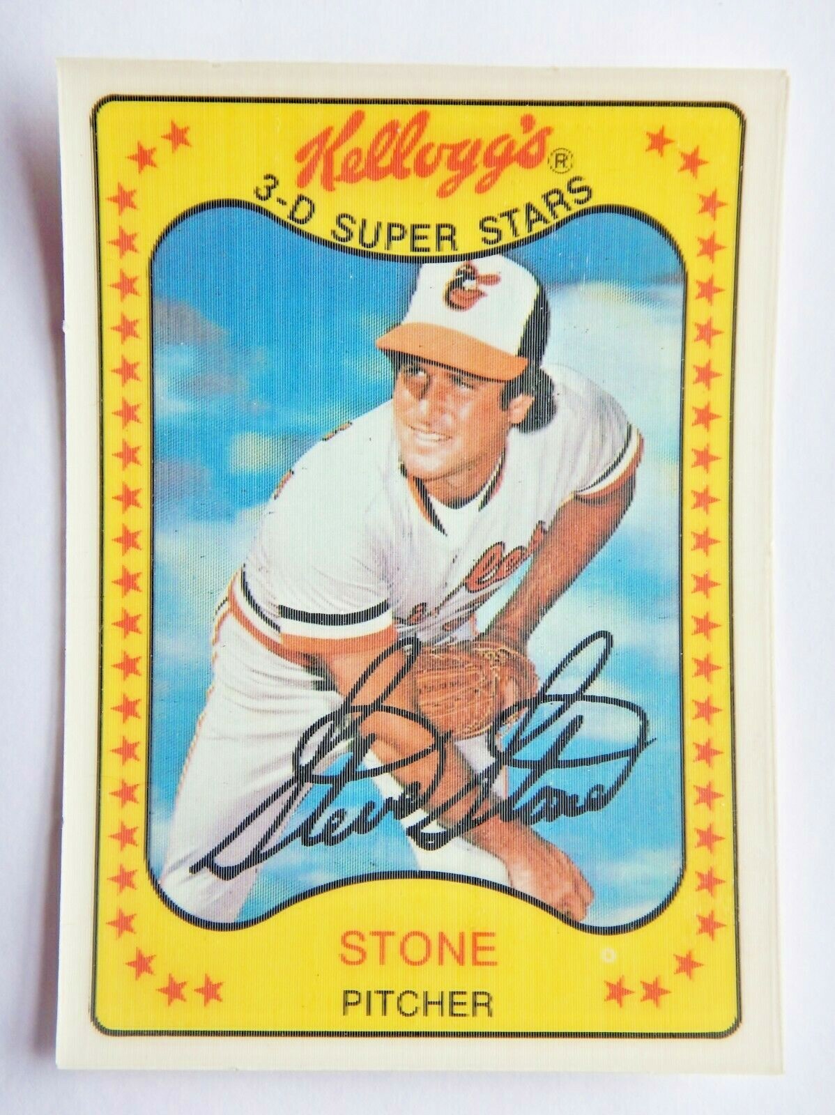 Steve Stone #58 Kellogg's 3-D Super Stars 1981 Baseball Card (Balt ...
