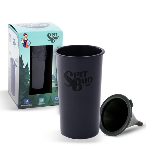 Original Black The Ultimate Spittoon for Chew - Portable Dip & Snuff ...