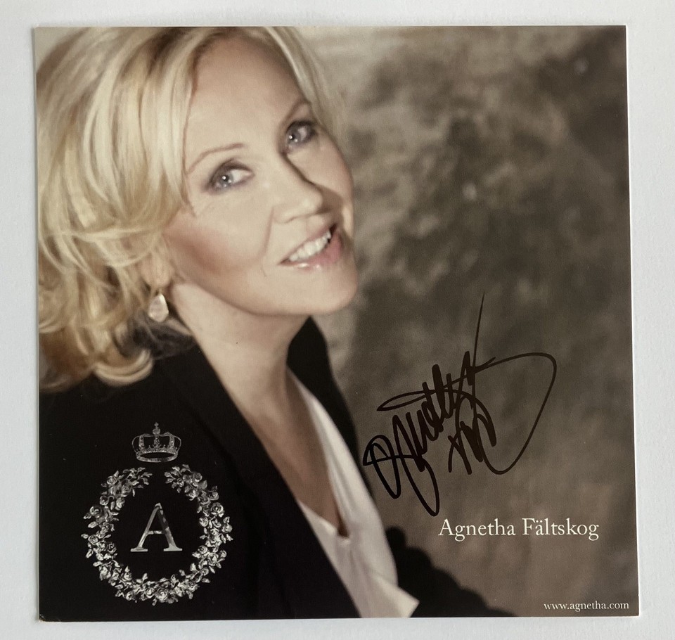 ABBA Signed Autograph Cards | eBay UK