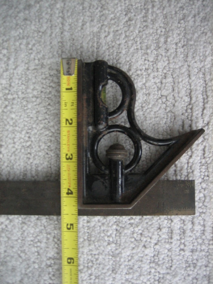 Vtg. Union Tool Co 12” Combination Square w/Scribe & Bubble Level USA Carpenter | eBay