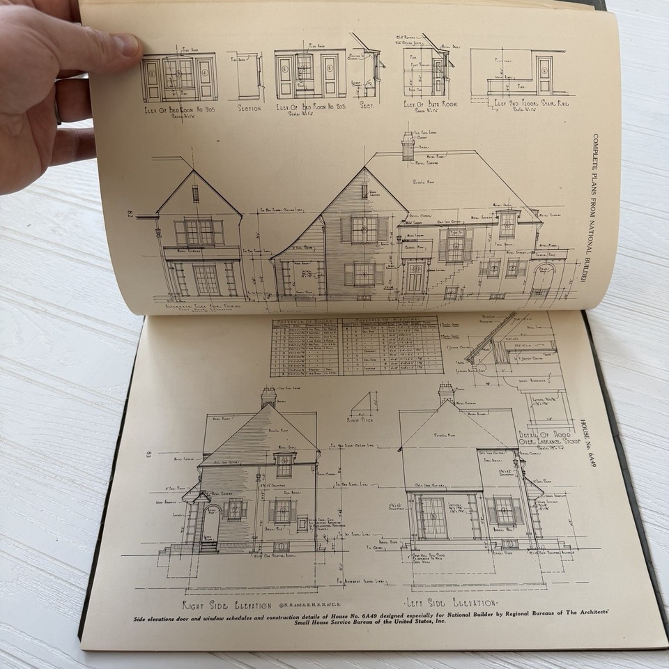 1923 Architectural Plan Book ASHSB Kelly Lumber Springfield Kentucky KY ...