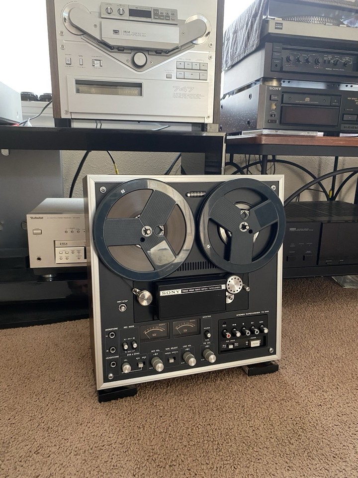 Vintage Sony TC-640 Reel to Reel Tape Player Tapecorder Serviced ...