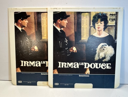 Irma La Douce CED Vintage VideoDisc Jack Lemmon CBS FOX Video 2 Disc ...