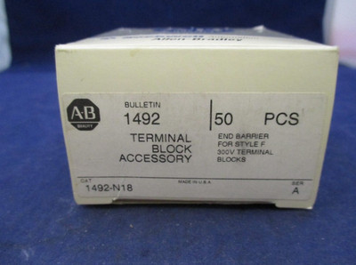 Allen Bradley 1492-N18 Terminal Block Accessory 50 pcs new | eBay