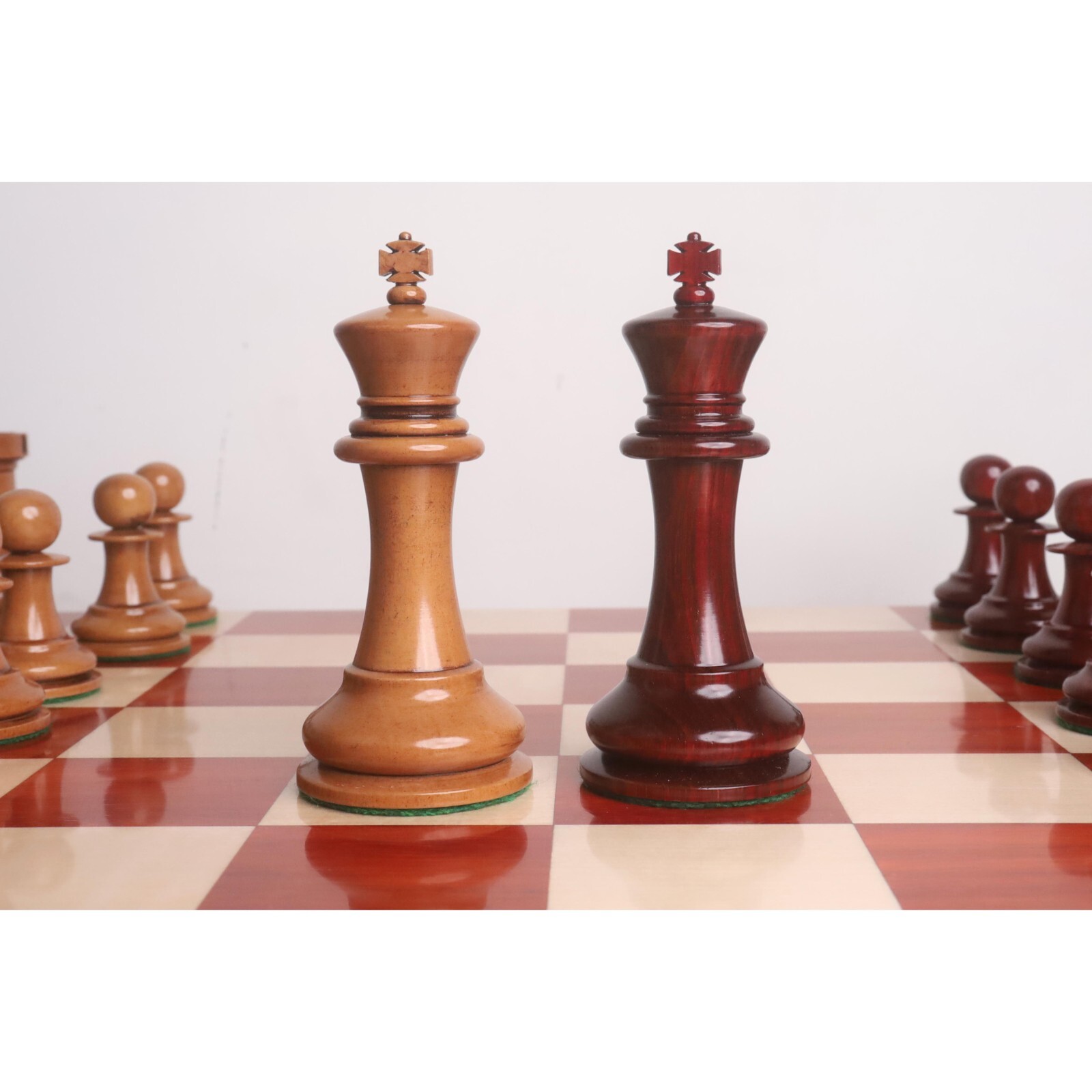 1849 Original Staunton Chess Set- Chess Pieces Only- Bud Rosewood ...