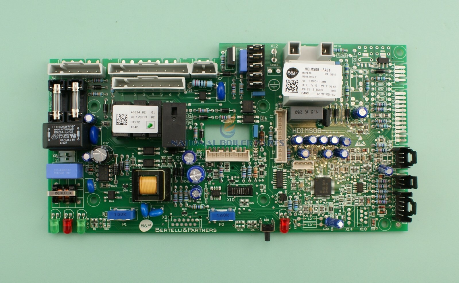 BIASI RIVA PLUS HE M296.24SM/C & M296.28SM/C PRINTED CIRCUIT BOARD PCB ...