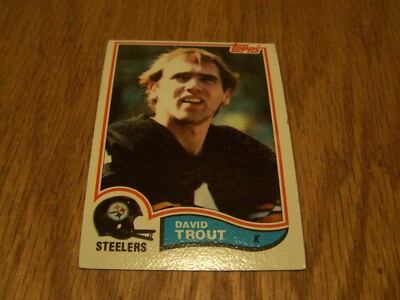 DAVID TROUT 1982 TOPPS FOOTBALL CARD # 221 | eBay