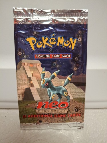 Pokemon TCG 1st Ed Neo Discovery Booster Pack Open/Empty Umbreon ...