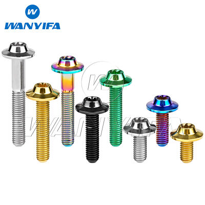 Titanium Bolt M5/M6x10 12 15 20 25 30 35mm Butterfly Torx Head Screw Ti ...