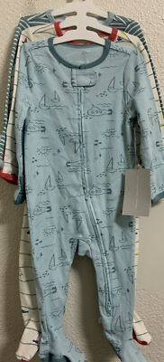 ⚡️Cloud Island Baby Sleep N' Play Inverted Zipper 6-9 Months 🆕 3pk 👈 | eBay