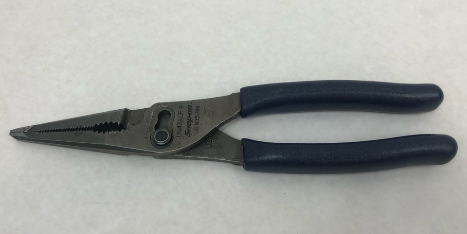 Snap-On Pliers 9" Talon Grip Long-Nose Slip-Joint LN47ACF (HE3034266 ...