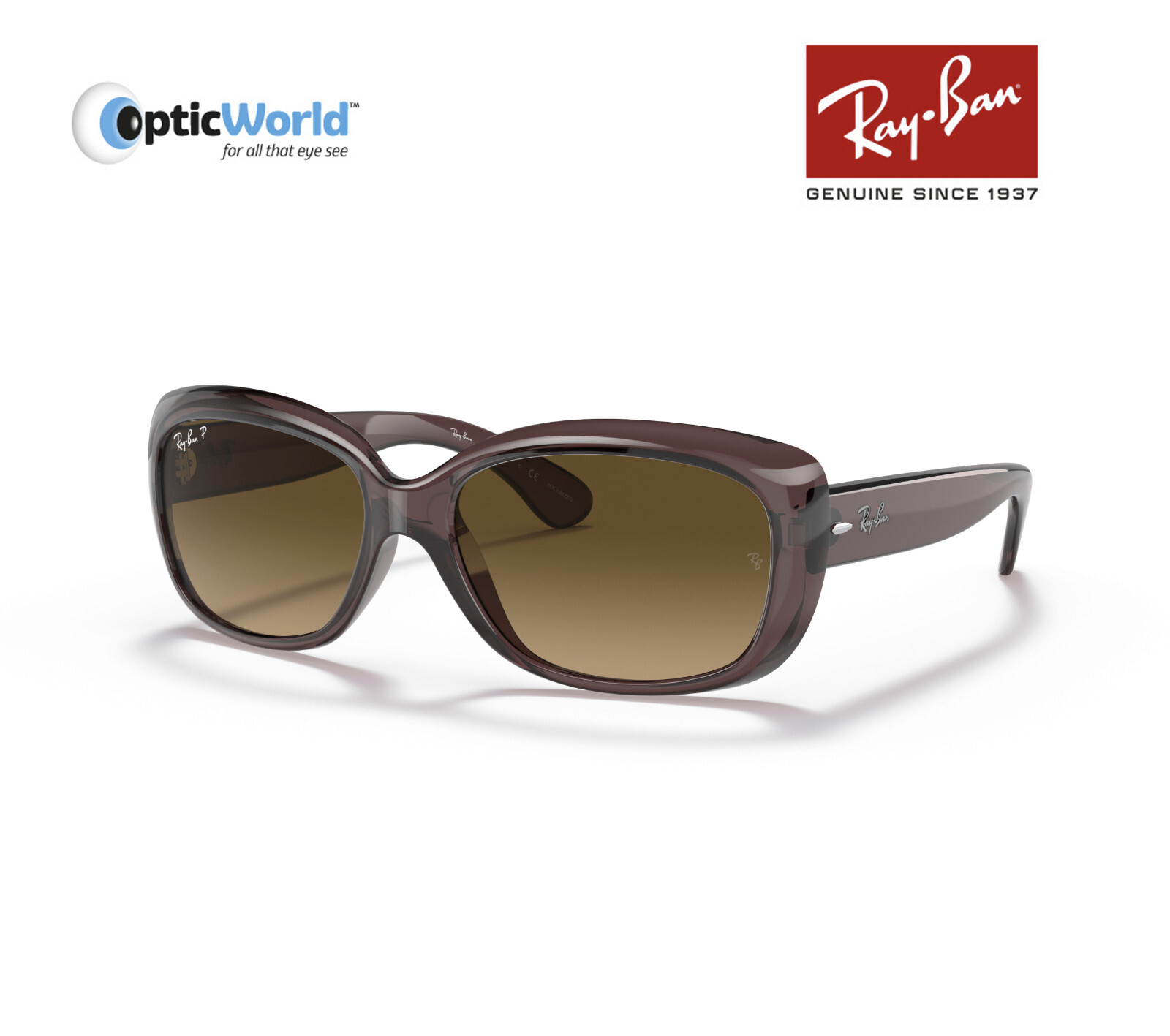 Ray-Ban RB4101 JACKIE OHH - Designer Sunglasses with Case (All Colours ...