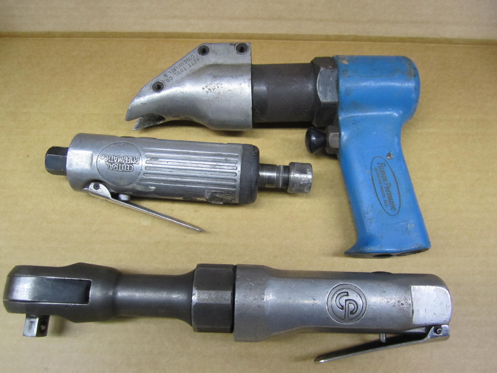 AIR TOOL JUNKER GROUP OF 3 ratchet die grinder nibbler AS PARTS ONLY | eBay