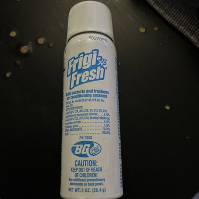 BG Frigi Fresh - 1oz Kills Oder Bacteria and Freshens A/C Systems NEW ...