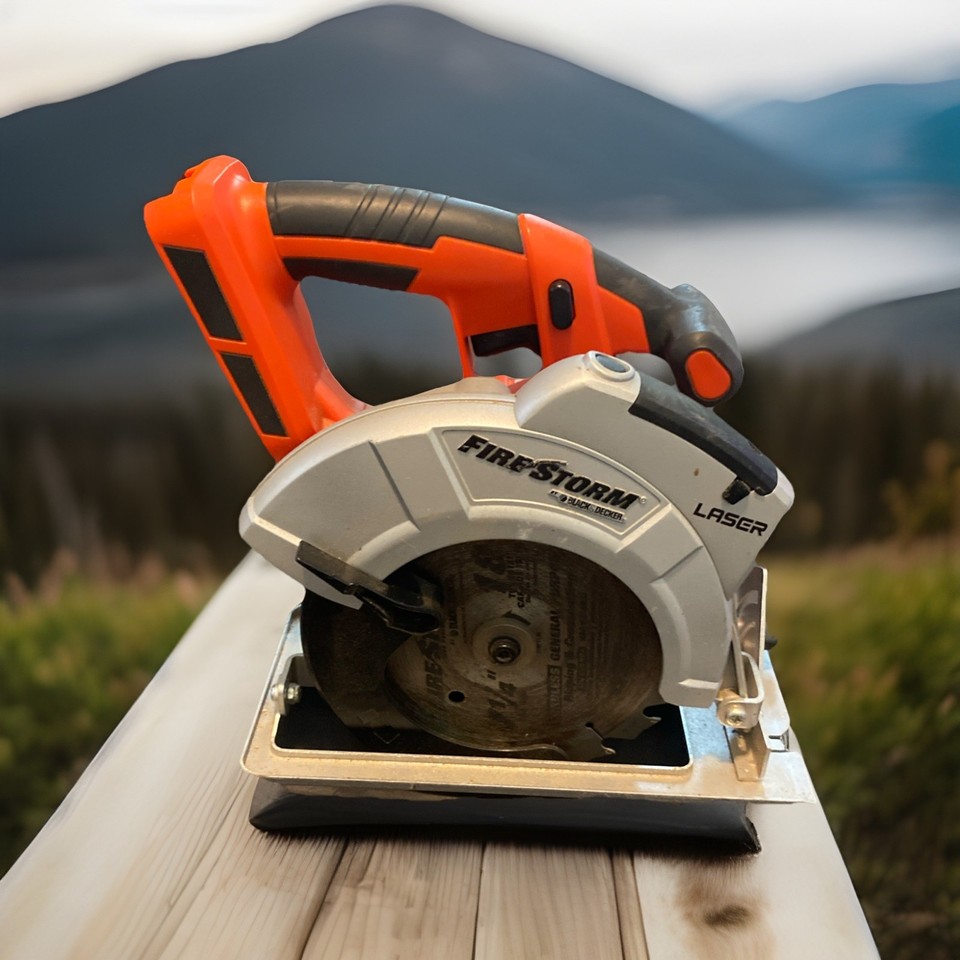 Black and Decker Firestorm 24v Laser Circular Saw FS2407CSL Type 1 Bare ...