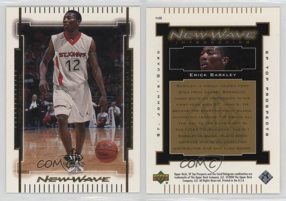 2000-01 SP Top Prospects New Wave Erick Barkley #N8 Rookie RC 13zo | eBay
