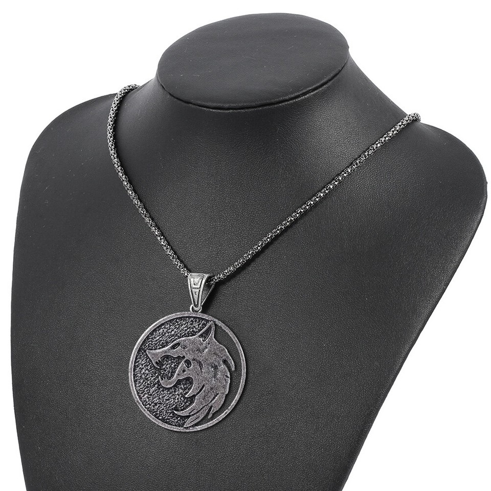 Witcher Medallion Pendant Alloy Wolf Medallion Pendant For Birthday ...