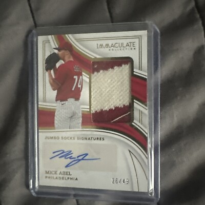 Mick Able Jumbo Sock Signatures /49 | eBay
