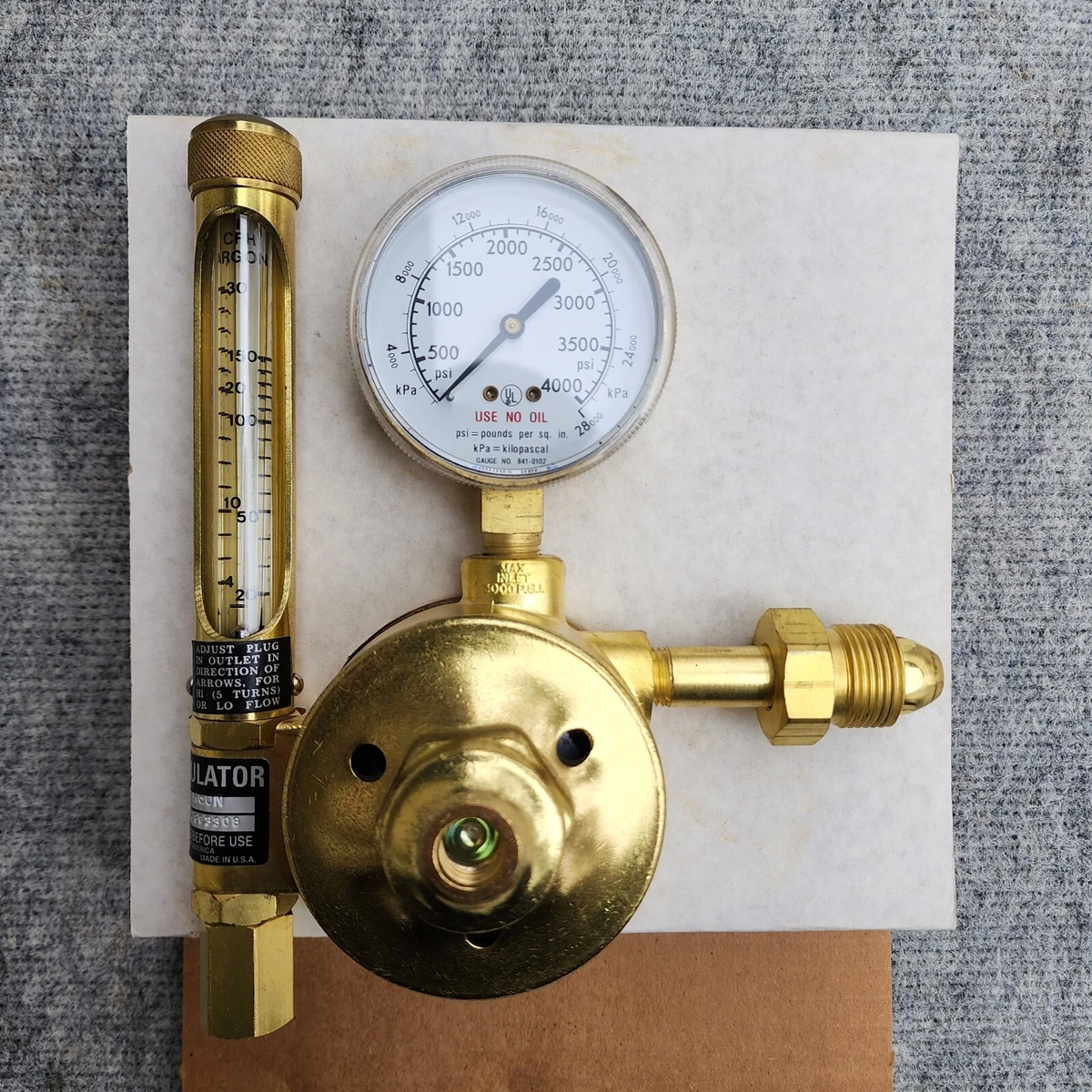 Argon Light Indicator Lit