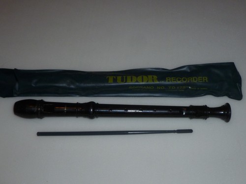 GENUINE TUDOR RECORDER W VINYL BAG TEAL JAPAN INSTRUMENT TD 175 | eBay