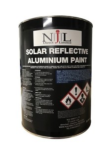 5 LITRE ALUMINIUM SOLAR REFLECTIVE PAINT ROOF COATING 5060502360403 | eBay