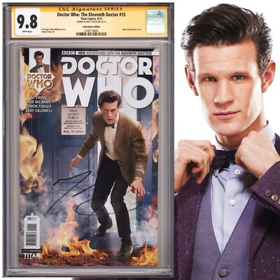 CGC 9.8 SS Doctor Who: The Eleventh Doctor #15 Variant signed by Matt ...