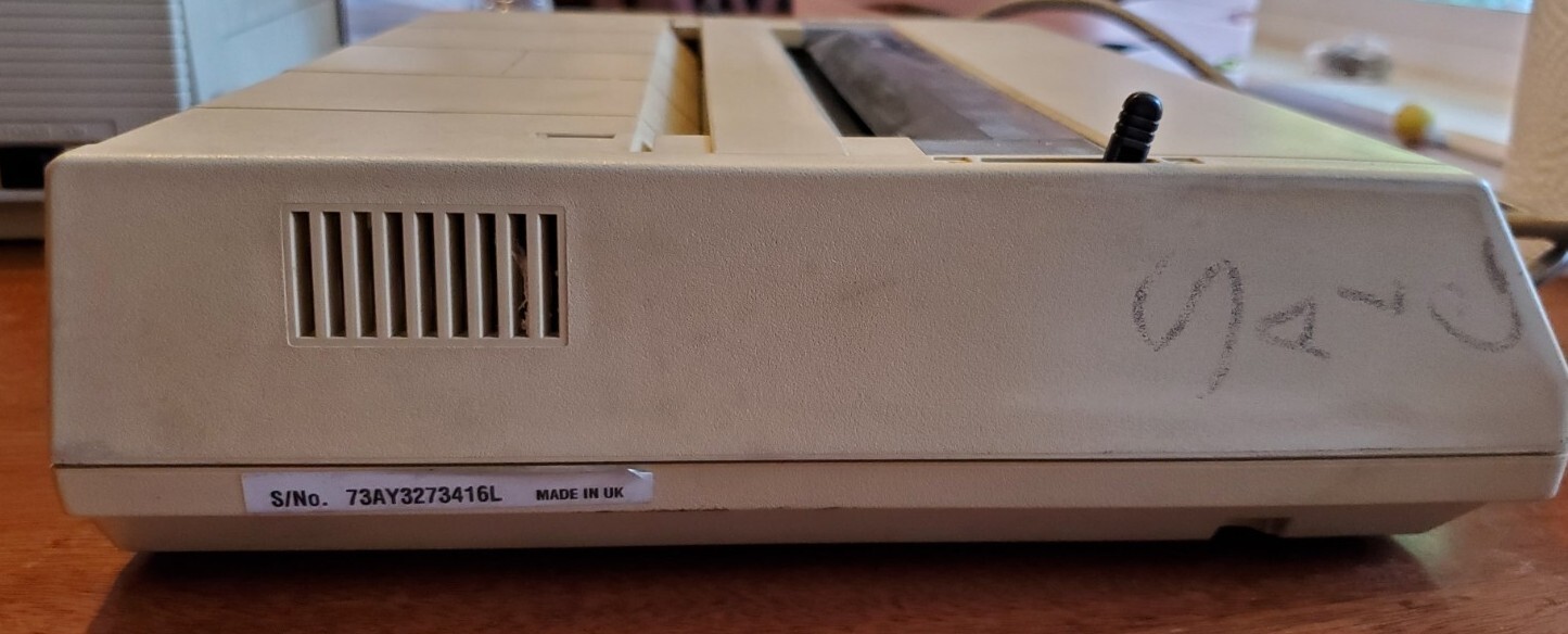 Vintage OKIDATA MICROLINE 184 TURBO DotMatrix Printer | eBay