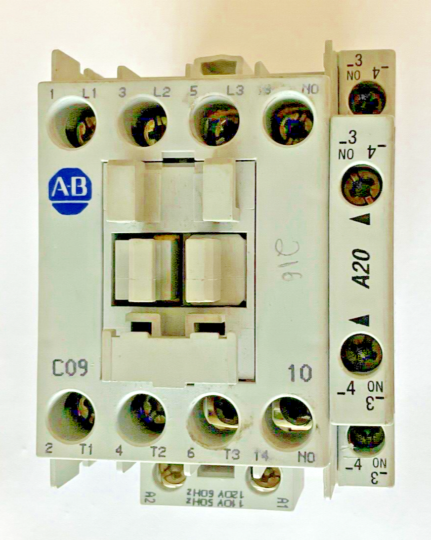 ALLEN BRADLEY 100-C09*10 CONTACTOR SER.A W/ 100-S AUX CONTACT SER.A | eBay