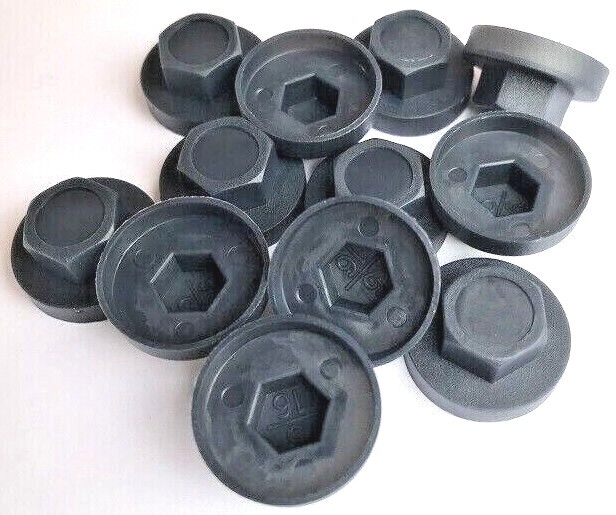 HEX SCREW COVER CAPS TO FIT 8mm TEK SCREWS WITH 16 / 19MM WASHER IN 4 ...