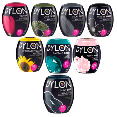DYLON Washing Machine Fabric Dye Pod for Clothes & Soft Furnishings ...