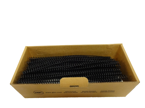 GBC -COLOR COIL SPINES " BLACK "10MM (100 PIECES) | eBay