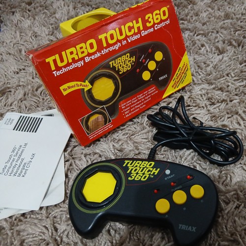 Turbo Touch 360 Controller For SEGA AMIGA COMMODORE 64 MEGADRIVE MASTER ...