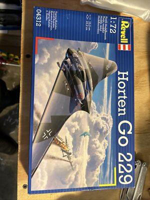REVELL ~ HORTEN Go 229 1:72 MODEL KIT Flying Wing - New Open Box Plus ...