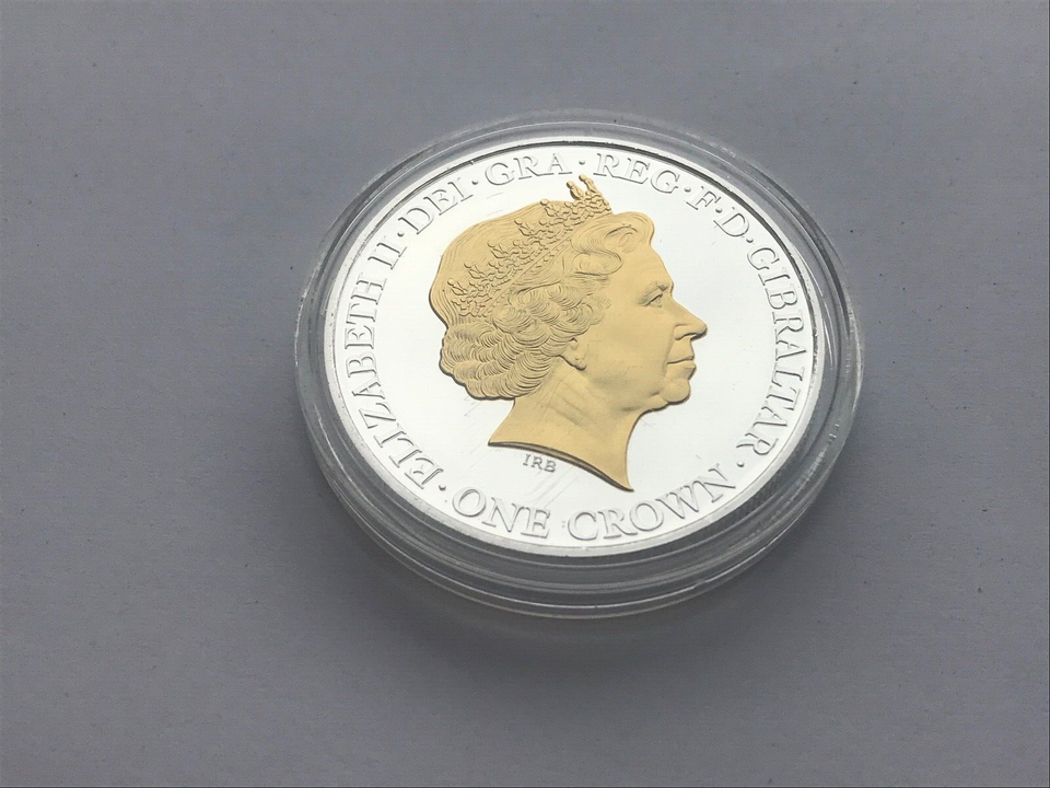 Gibraltar Crown Coin 2016 Elizabeth II 90th Birthday Silver (.999 ...