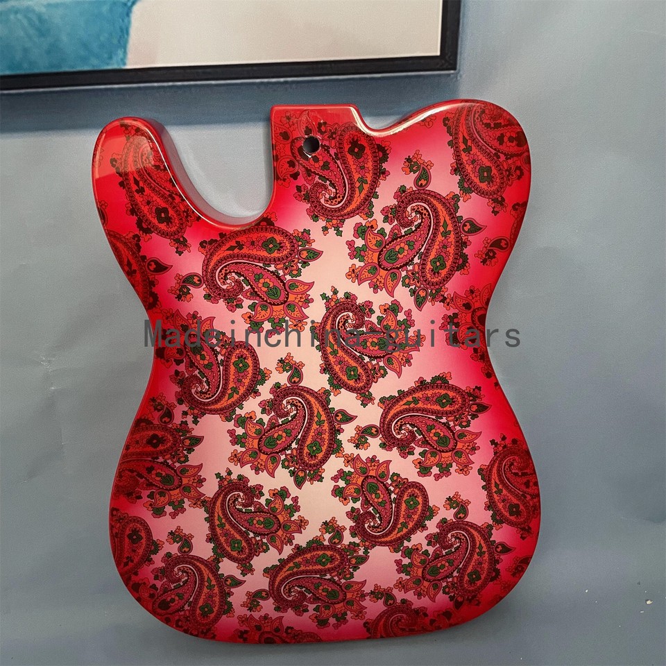 Custom Paisley TL Electric Guitar Body Basswood Single Pickup Groove | eBay