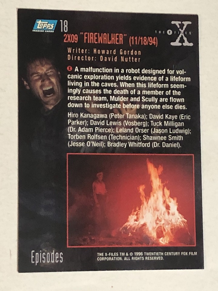 X-Files Trading Card #18 Gillian Anderson David Duchovny | eBay