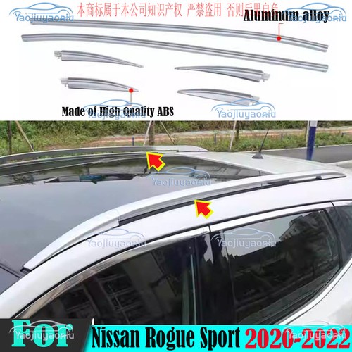 For Nissan Rogue Sport 2020-2022 Aluminium & ABS Side Bars Rails Roof ...