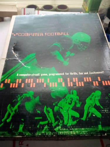 Vintage Computer Football Game Style # 555 w/ box Electronic Data ...