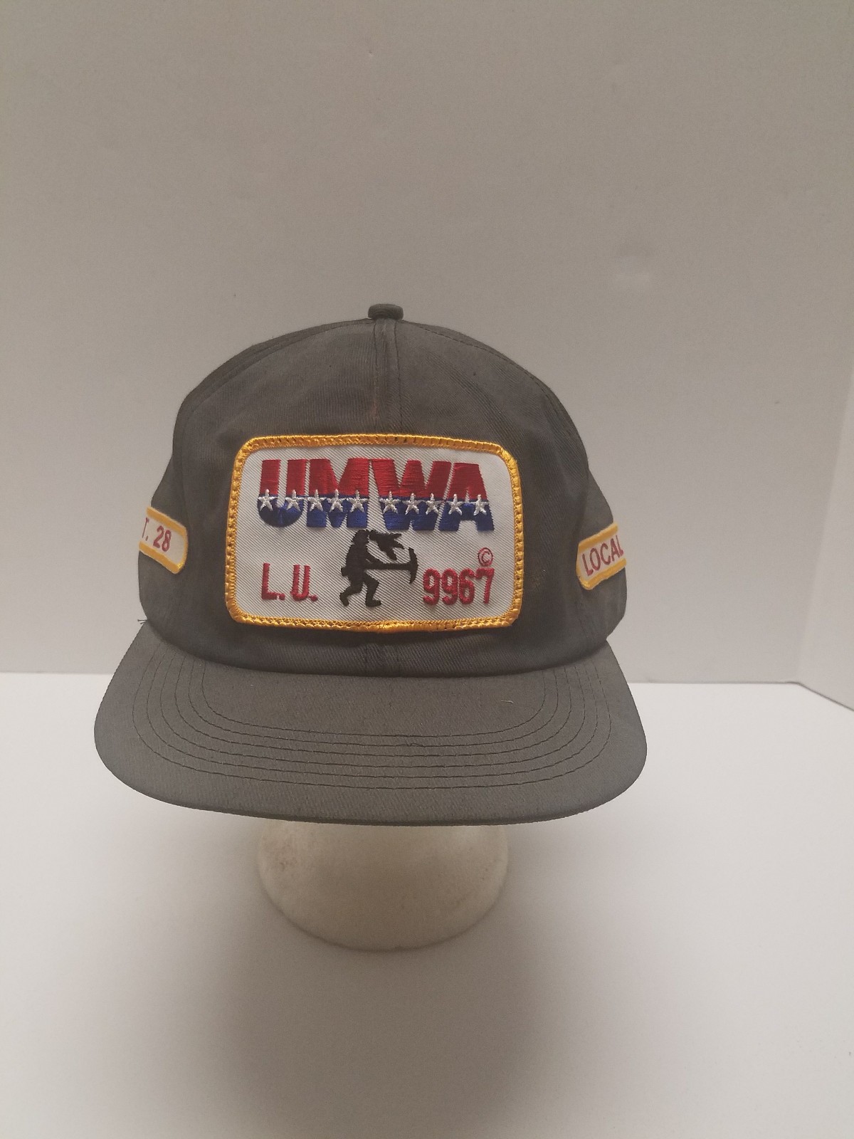 RARE! Vintage UMWA ILLINOIS Patch Trucker Cap Hat | eBay